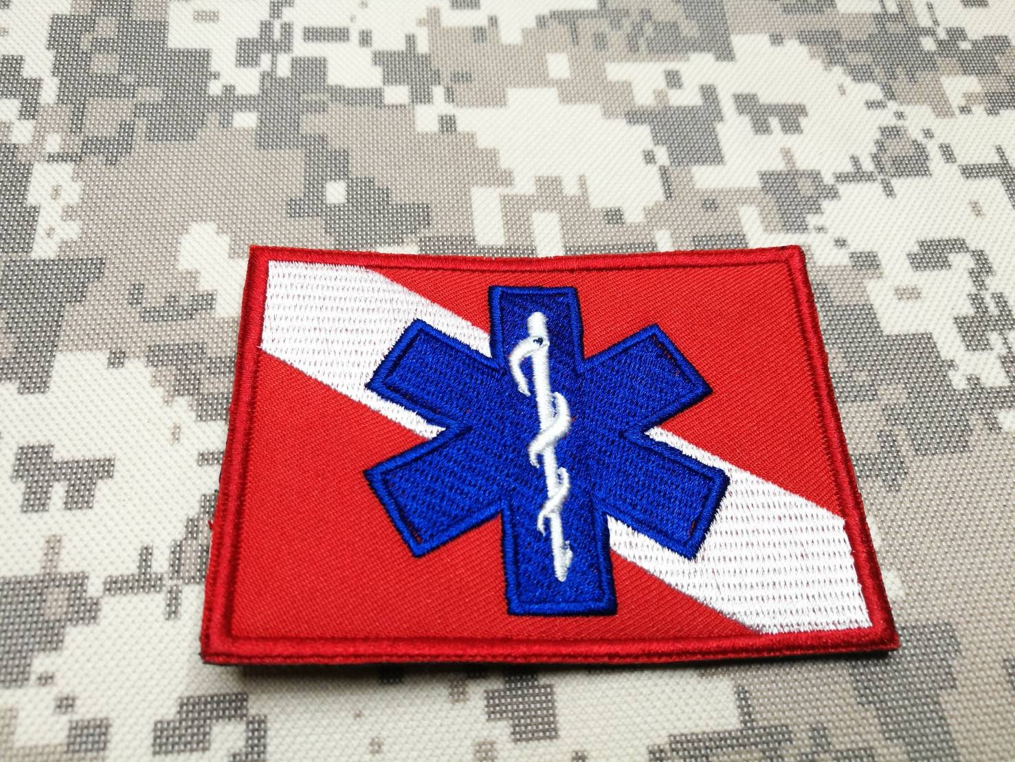 EMS EMT Rescue DIVER Diving Patch Scuba Skin Rescue Diver - Etsy