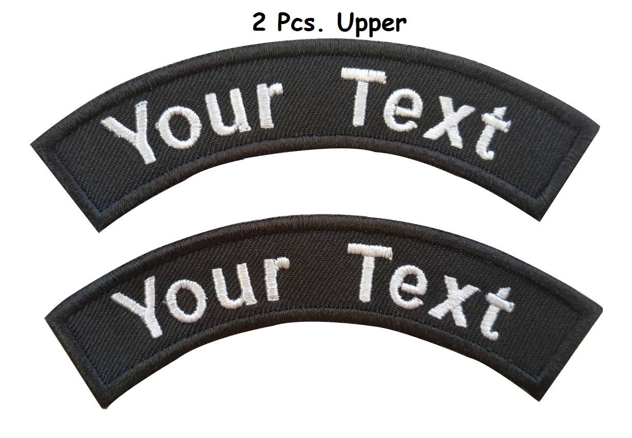 2 Pcs. Curve Custom Name Tag Your Text Name Tag Name Tape - Etsy