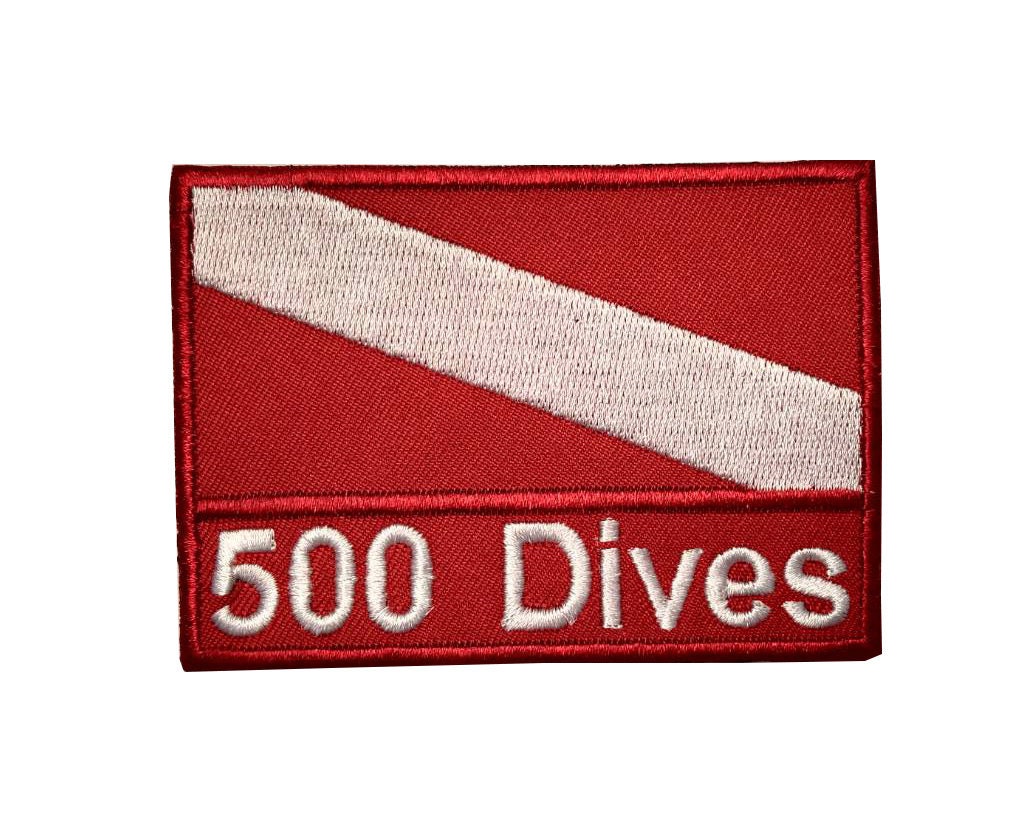 1 Pcs. 100 200 300 400 500 1000 Dives Diver Patch Diving - Etsy