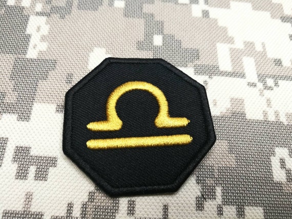 Zodiac Libra Patch D.I.Y. Patch Decorate Patch Sew on or Hook | Etsy