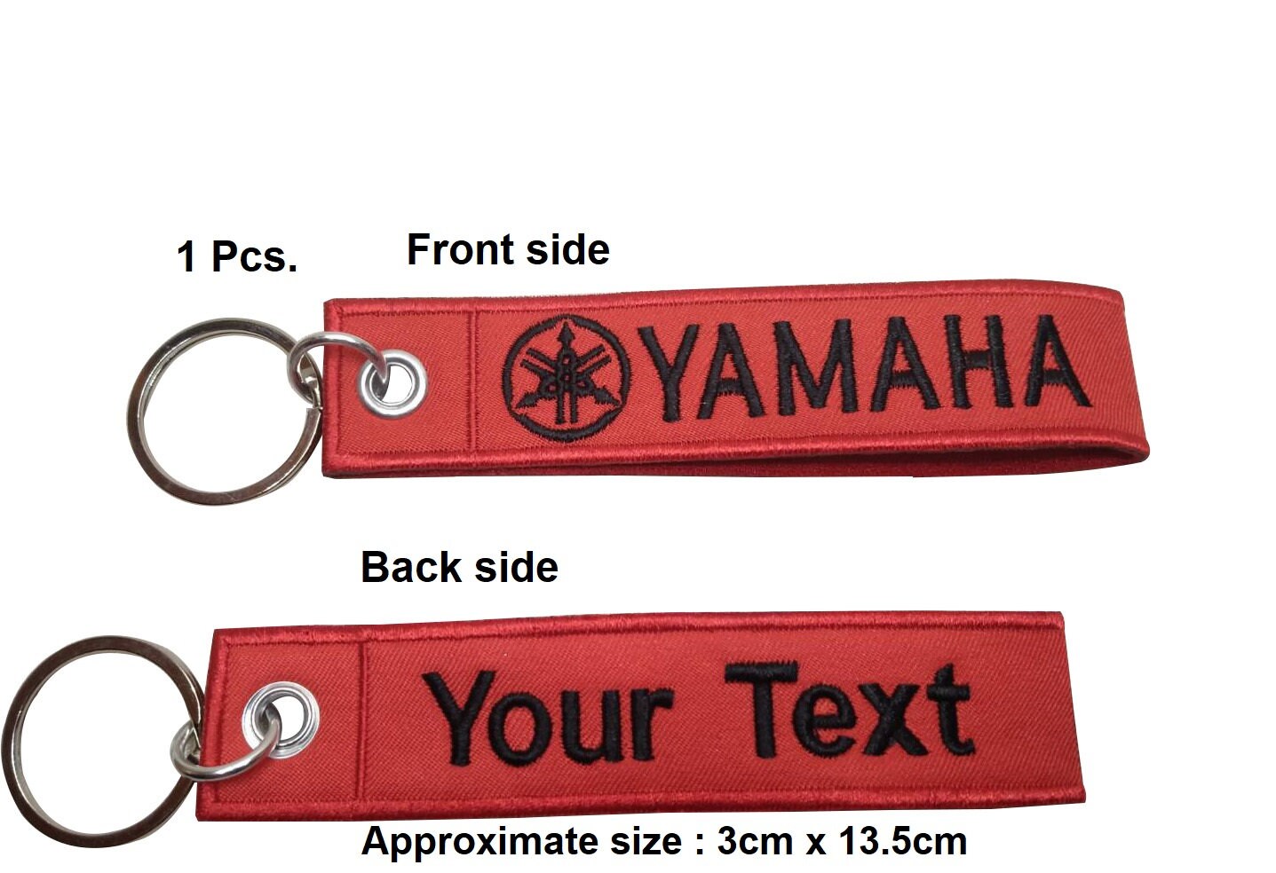 YAMAHA Key Chain Custom Text Name Text Motorcycle Racing Key - Etsy