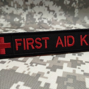 First Aid Kit Patch Red Cross Medic Patch Paramedic EMS EMT Rescue ...