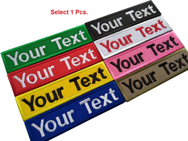 Your Text Patch Custom Name Text Patch Tag Name Tape Name Tag - Etsy