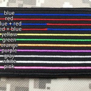 Canada Flag Custom Name Text Patch Thin Line Patch Blue ,red, White ...