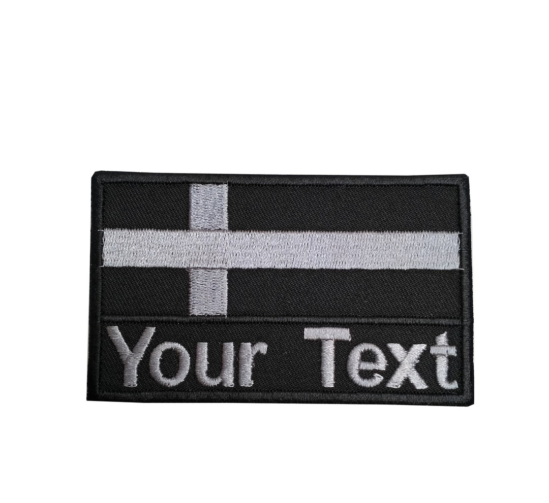 Finland Flag Denmark Flag Sweden Flag Subdue Patch Custom Name Text ...