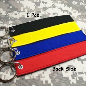 1 Pcs. Cabin Crew Embroidered Key Chain Luggage Tag Key Chain Cabin ...