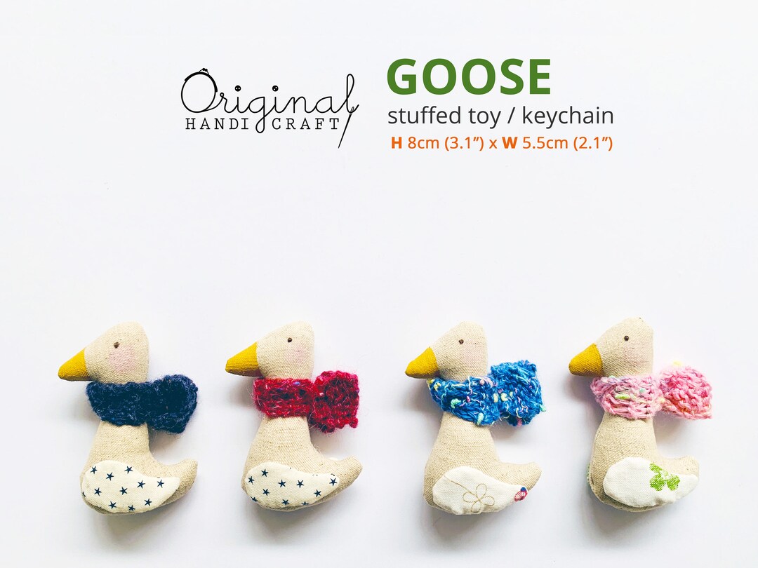 Untitled Goose, Goose Toy, Stuffed Goose Keychain - Etsy