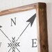 Compass Sign Directional Sign Wood Sign - Etsy
