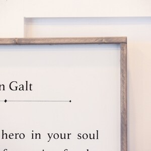 John Galt Quote - Wood Sign - Etsy