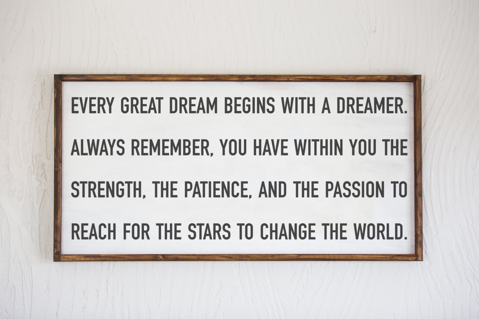 Every Great Dream Begins With a Dreamer - Wood Sign - Etsy