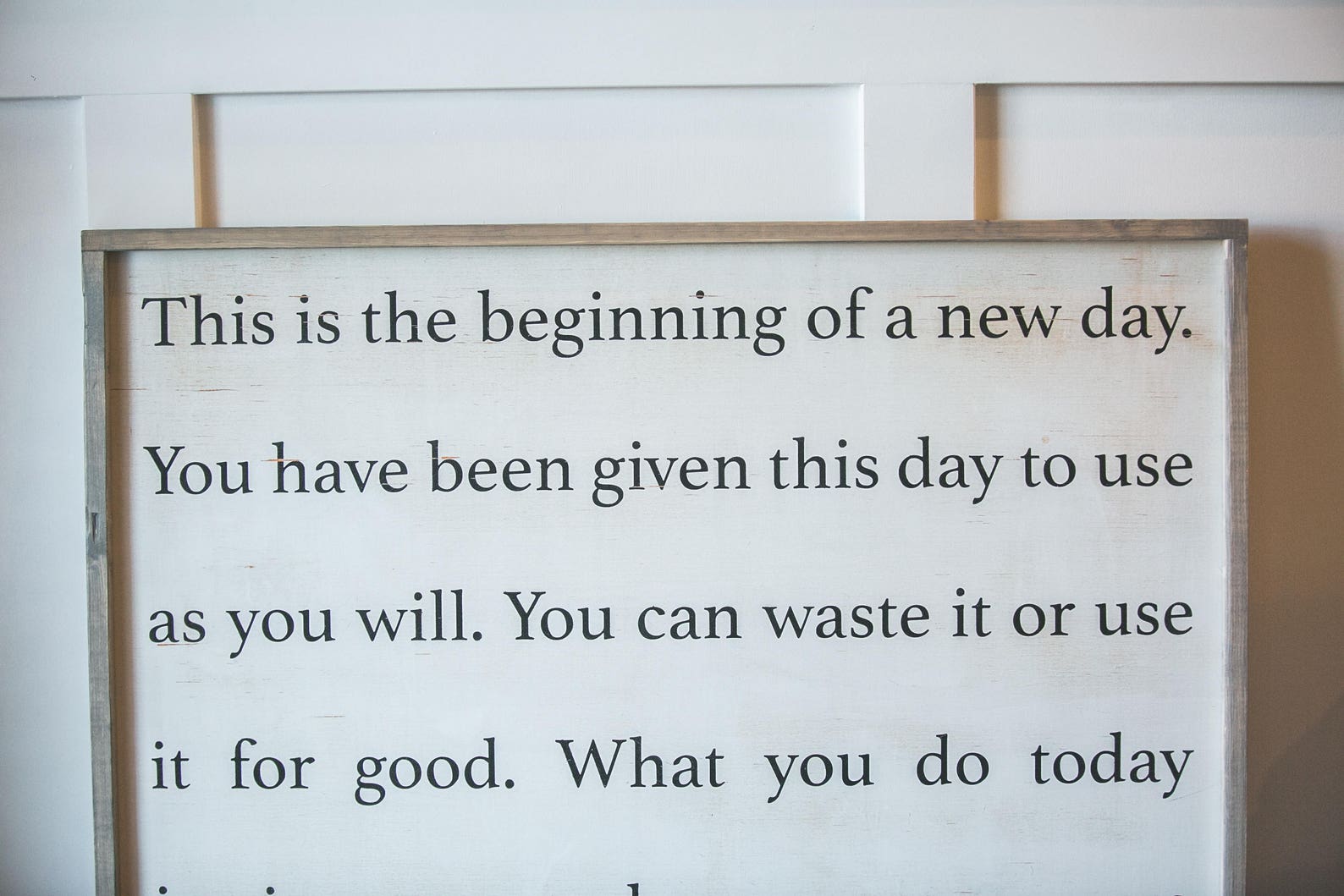 This is the Beginning of a New Day - Vertical - Oversized - Wood Sign ...