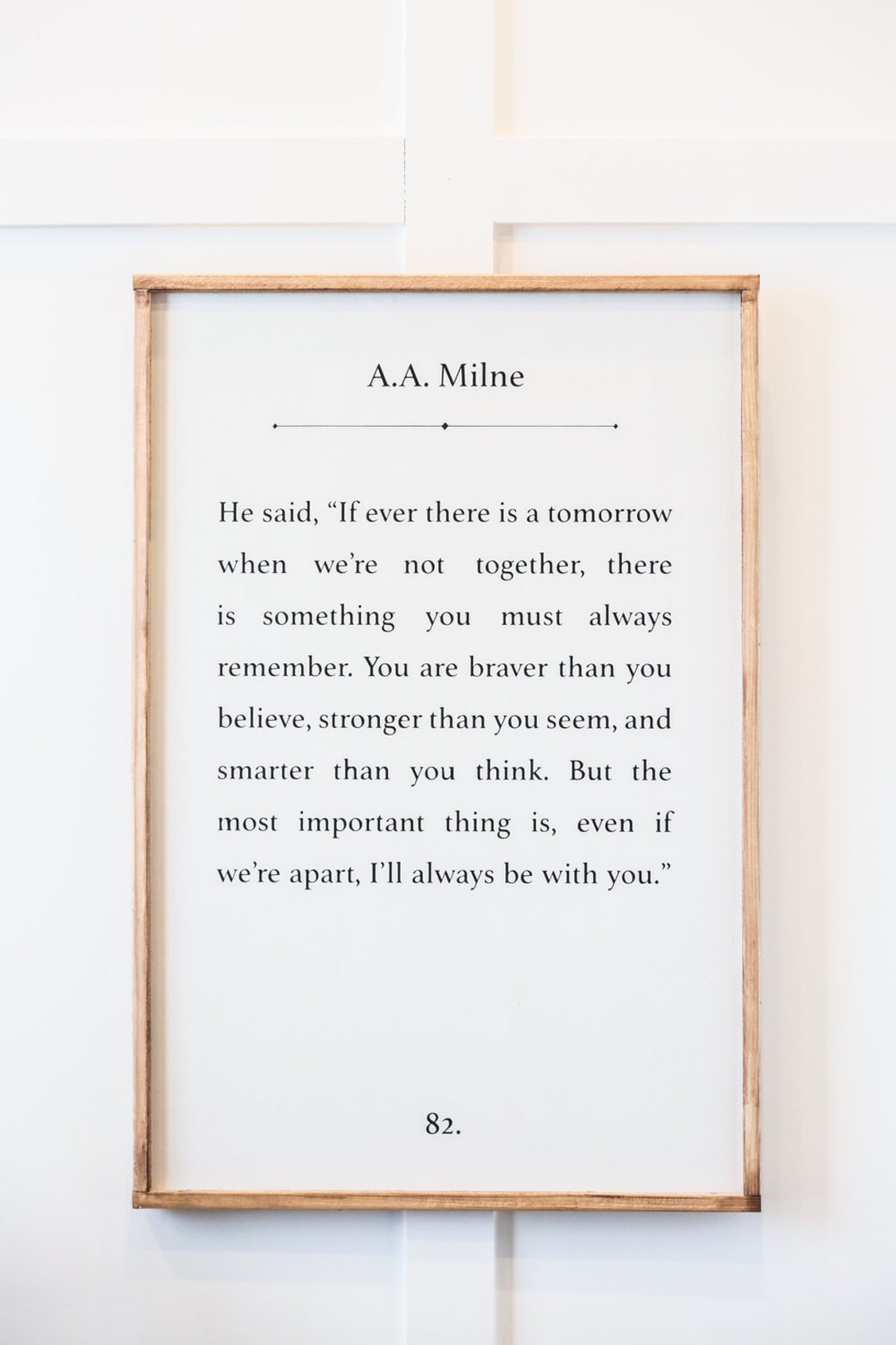 A.A. Milne - Winnie the Pooh - Wood Sign - 1 - Etsy