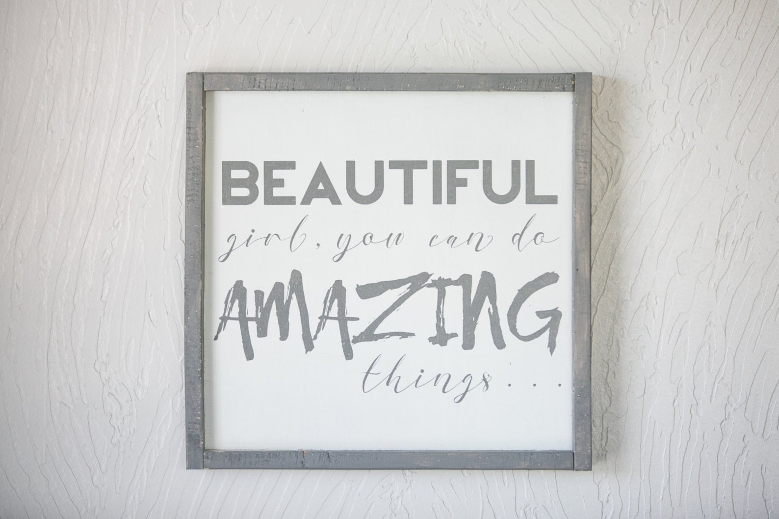 Beautiful Girl - Wood Sign - Etsy