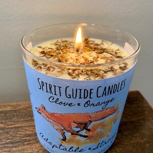 Fox Spirit Guide Ritual Candle-reiki Infused-all Natural, Essential Oil ...