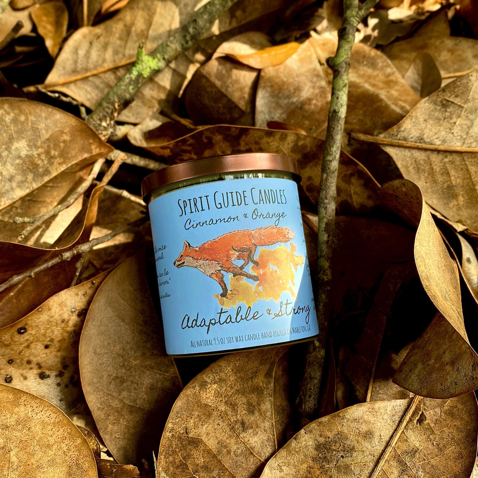 Fox Spirit Guide Ritual Candle-reiki Infused-all Natural - Etsy