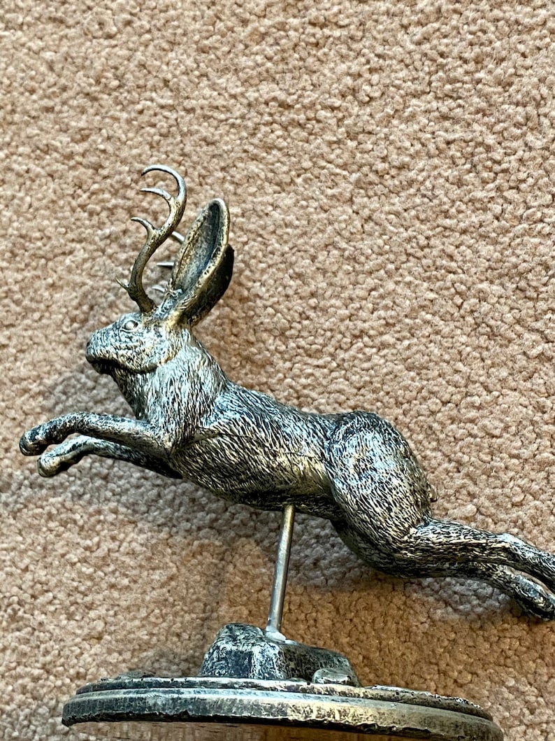 Jumping Jackalope Mini Statue - Etsy