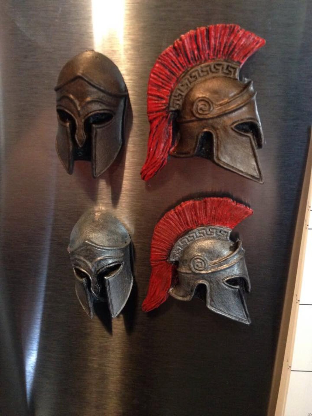Spartan Helmet Magnet Set - Etsy