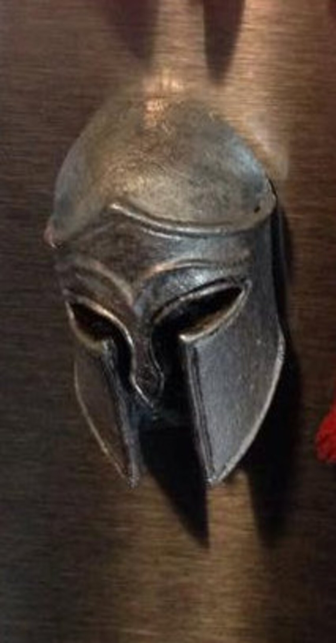 Spartan Helmet Magnet Forward Facing, Bronze or Steel Finish - Etsy