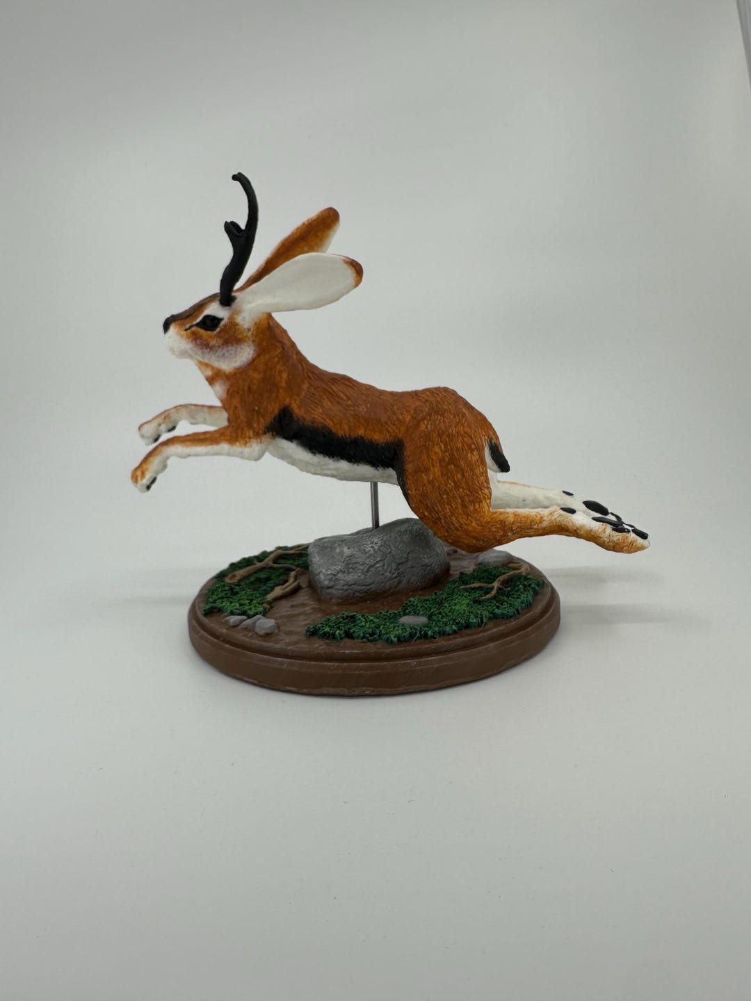 Full Color Jumping Jackalope Statue Antelope Style Color Scheme - Etsy