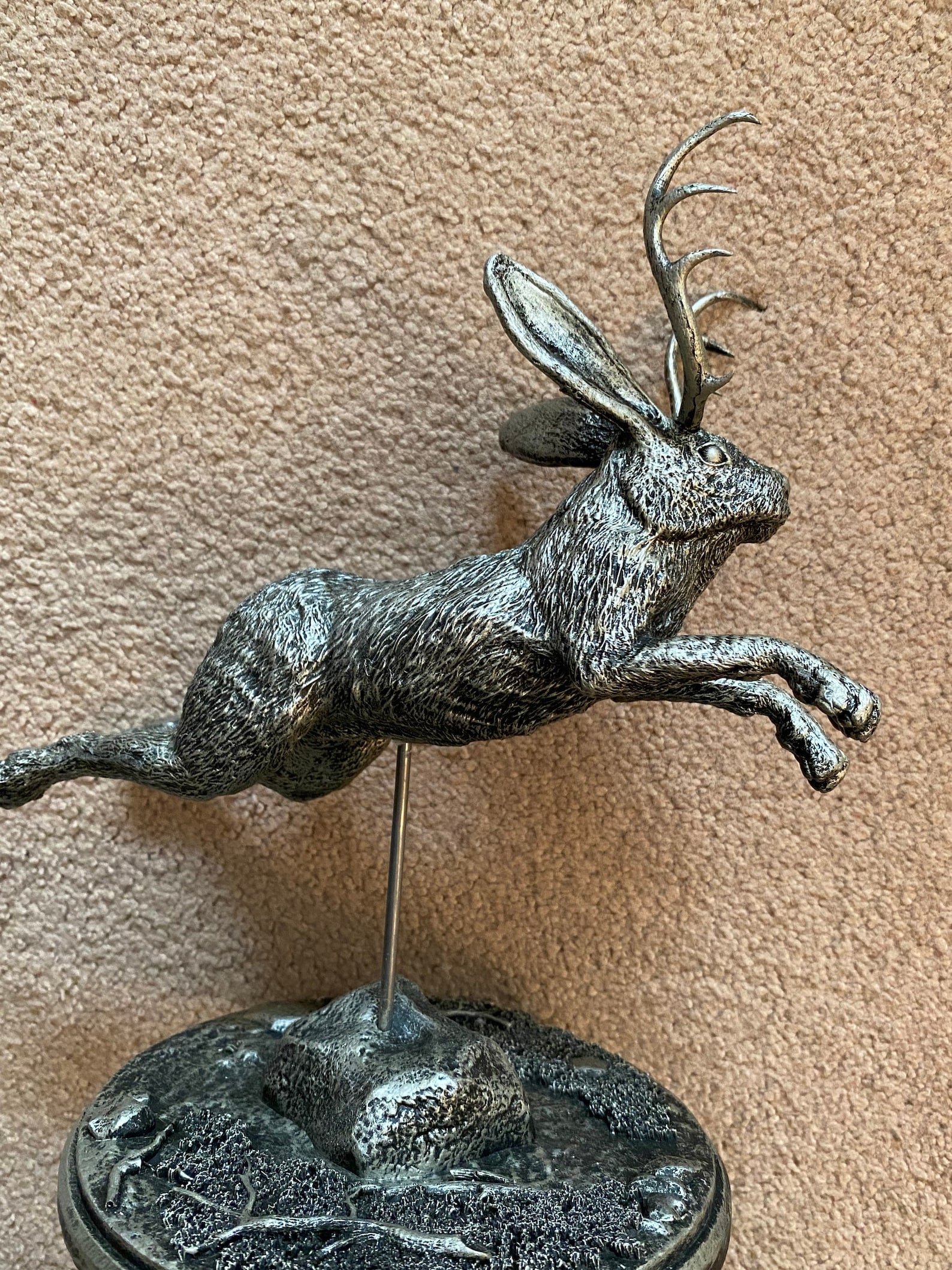 Jumping Jackalope Statue - Etsy