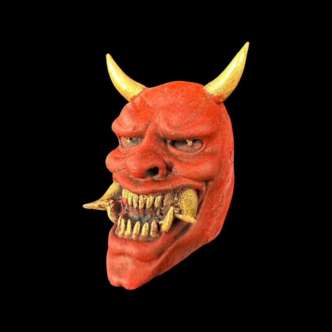 Oni Mask Magnet - Etsy