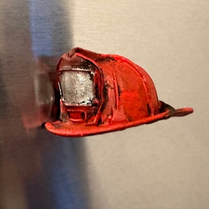 Firefighter Helmet Magnet - Etsy