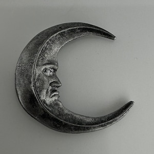 Crescent Moon Man Magnet - Etsy