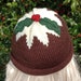 Knitted Christmas Pudding Hat Pattern - Knitting Pattern - PDF Download ...