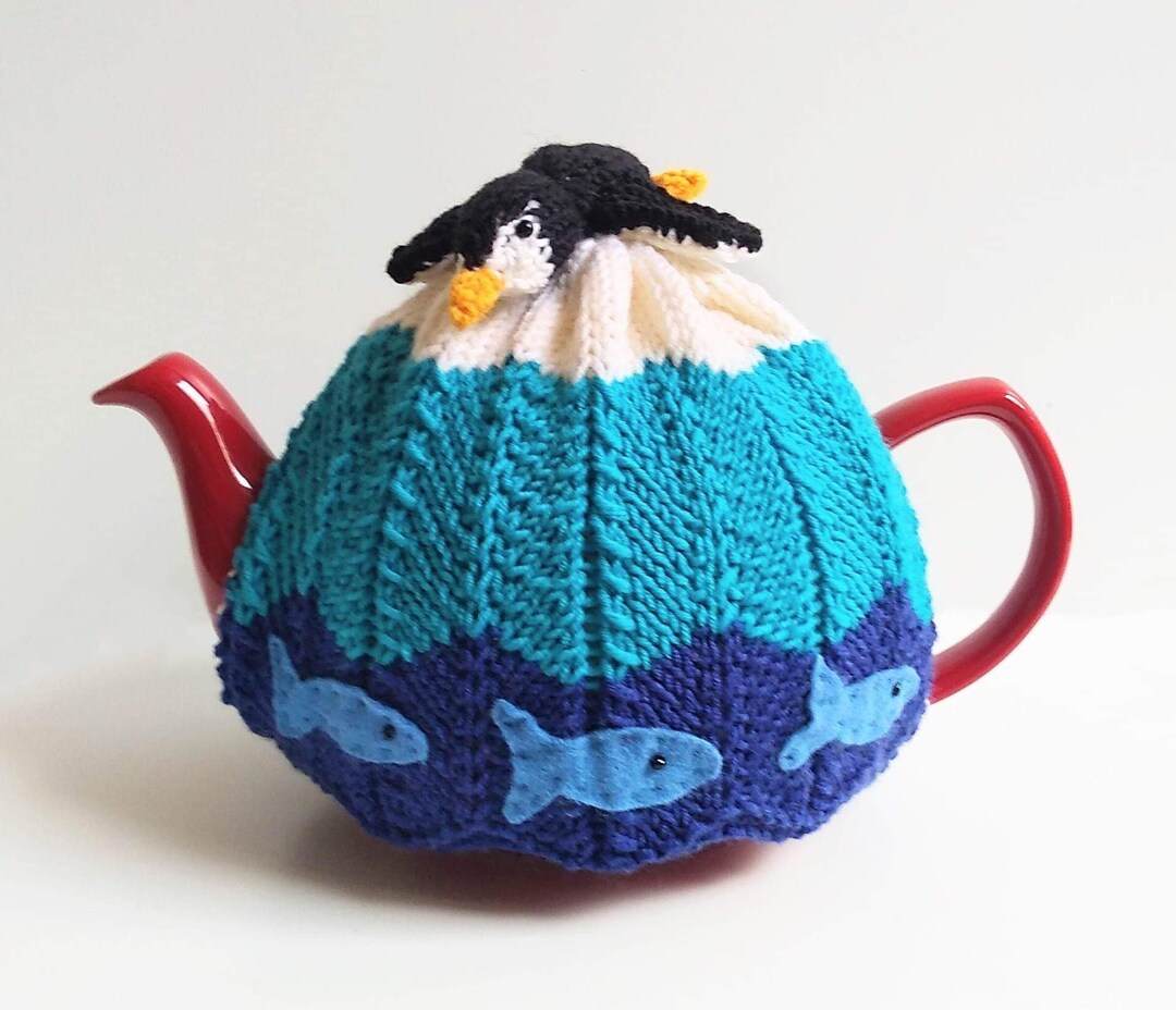 Penguin Tea Cosy Knitting Pattern Download, PDF for Large and Small ...