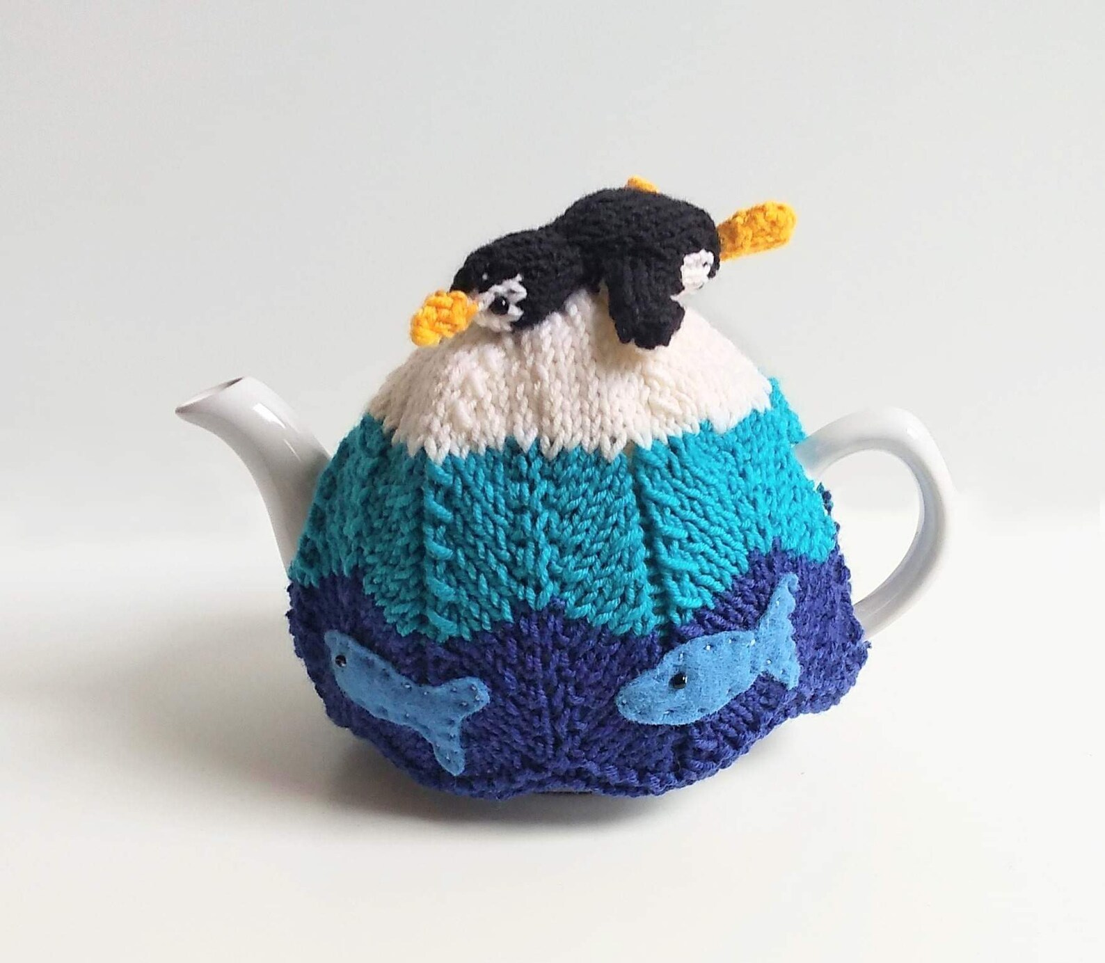 Penguin Tea Cosy Knitting Pattern Download, PDF for Large and Small ...