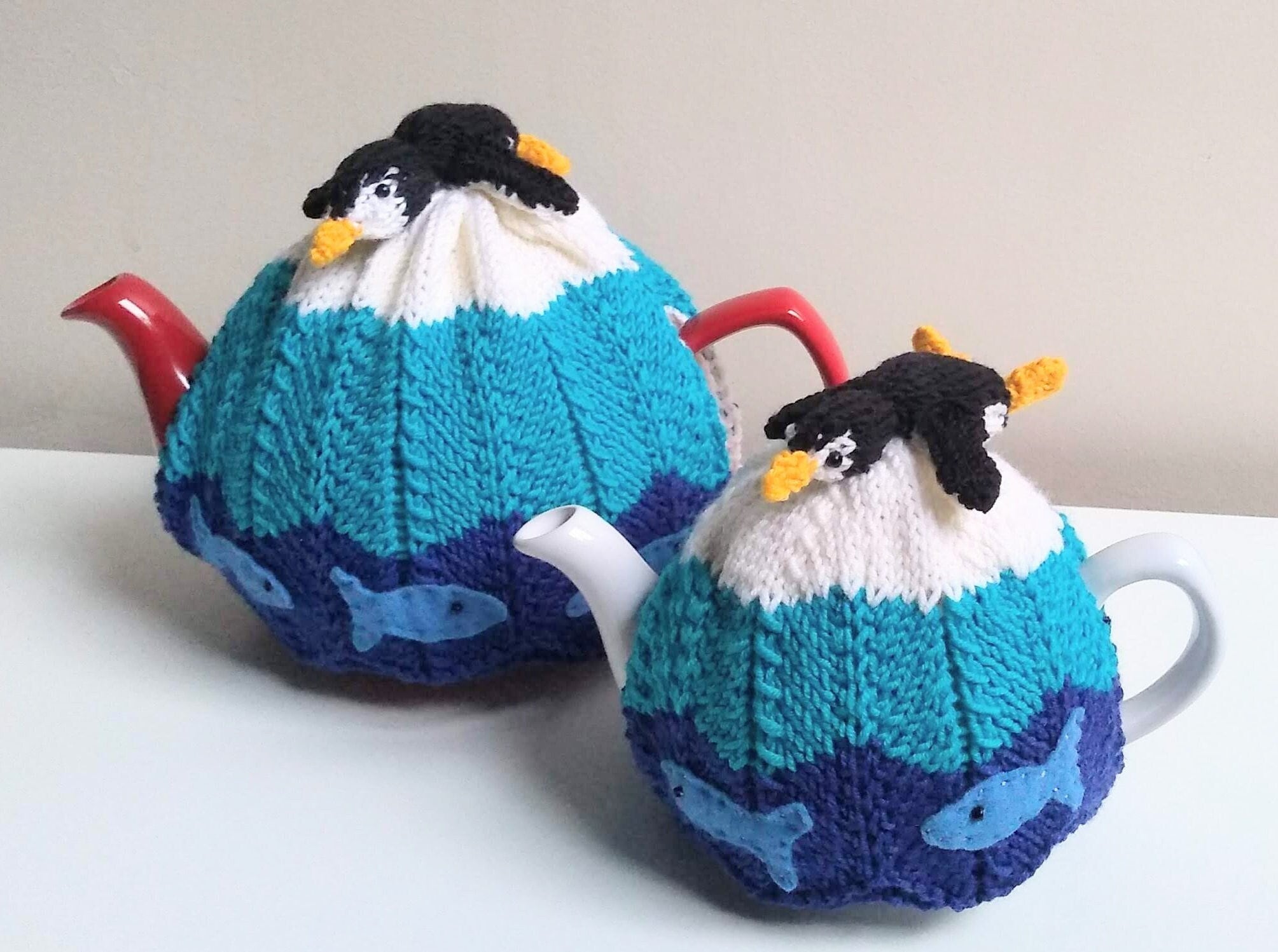 Penguin Tea Cosy Knitting Pattern Download, PDF for Large and Small ...