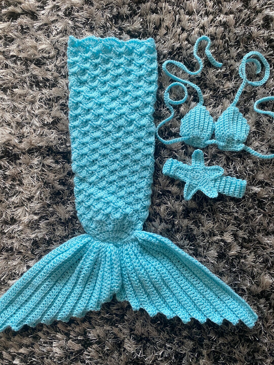 Baby Mermaid Outfit, 0 6 Months, Mermaid Tail, Baby Mermaid Photo Prop ...