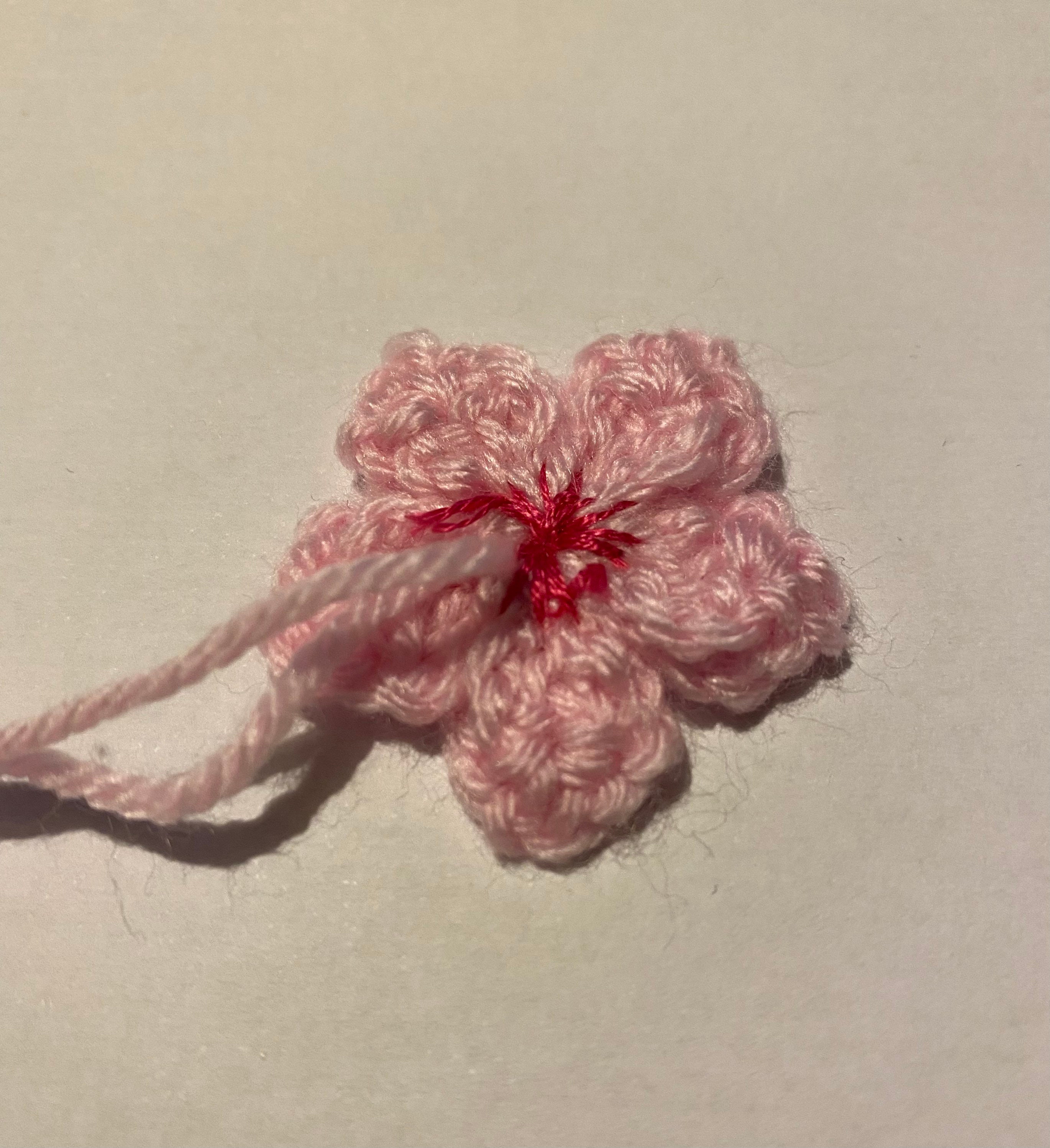 12 Handmade Mini Crochet Cherry Blossom Crochet Flowers - Etsy