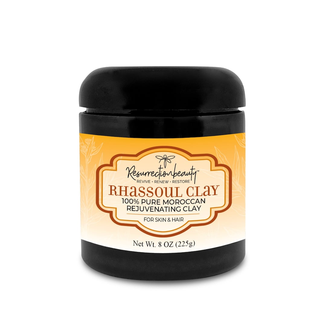 Rhassoul Clay 100% Pure Moroccan Ghassoul Natural Skin Care Clarifying ...