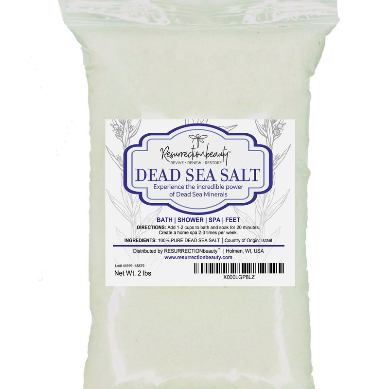 Dead Sea Salt - Etsy