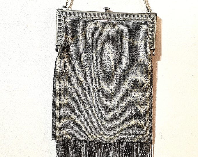 Flapper Purse Gold & Silver Tone 1920s Art Nouveau Antique Vintage ...