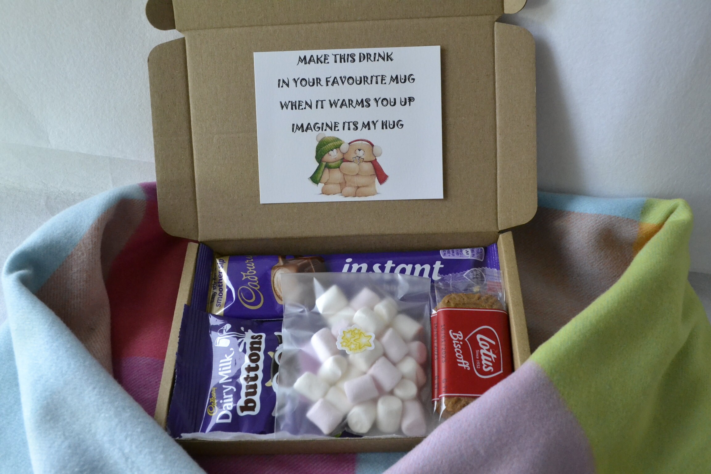 HUG IN A MUG / Hot Chocolate and Marshmallows / Biscuits / Friendship ...