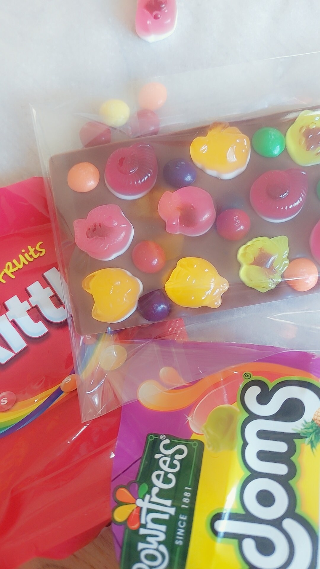 Taste of the Rainbow/personalized Chocolate Banner/handmade Milk ...