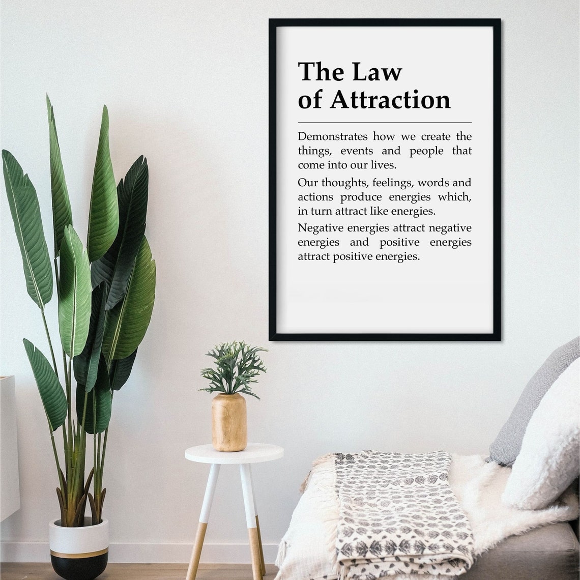The Law of Attraction Definition Print Instant Download - Etsy Canada