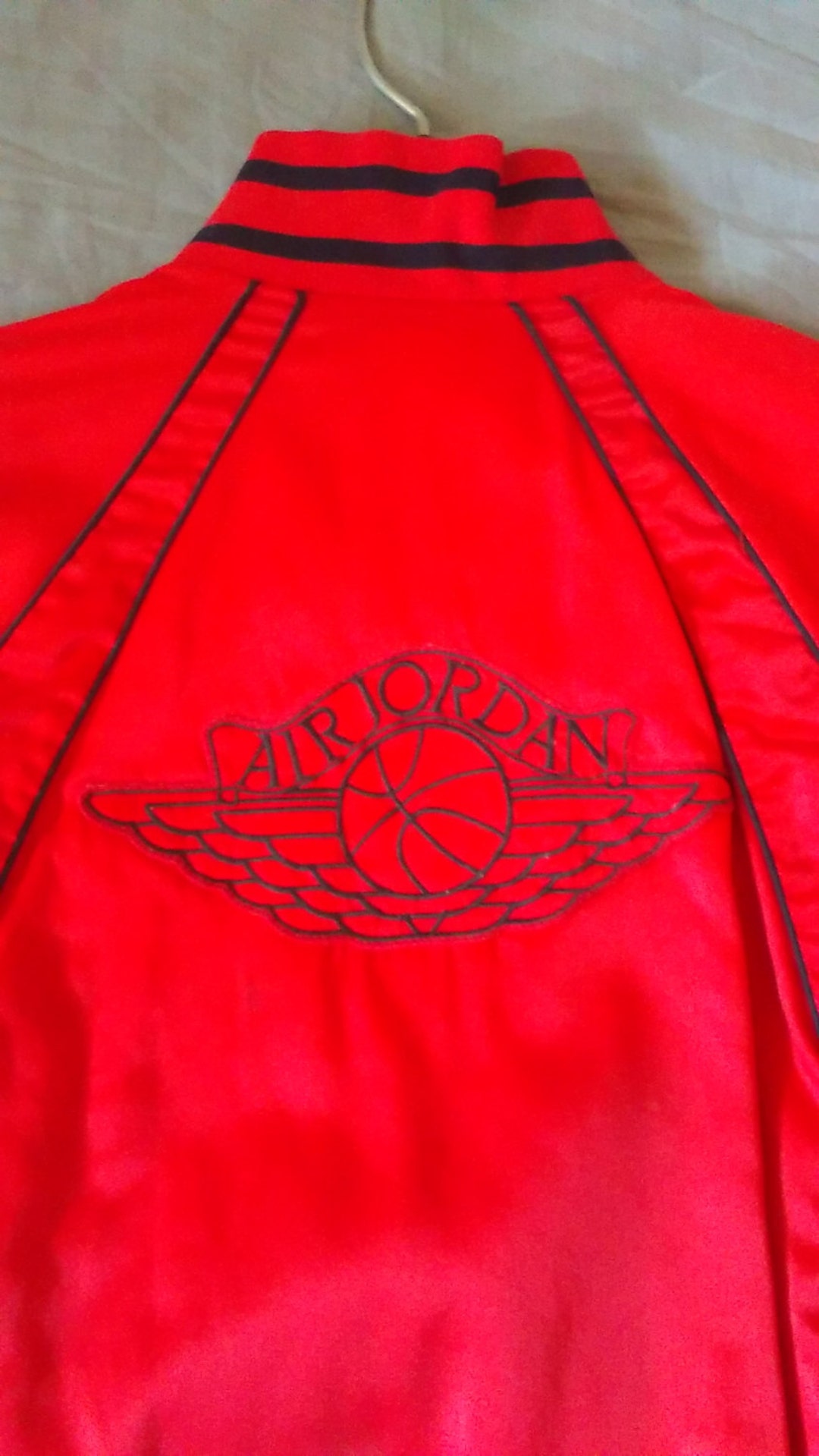 RARE and Original NIKE 'red & Black' Air Jordan Jacket From 1985. - Etsy
