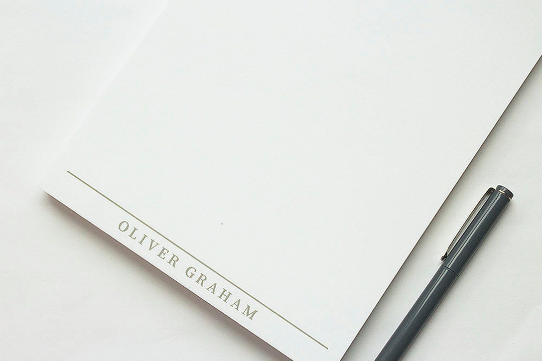 Personalized Notepad - 50 Sheets | Custom Notepad | Men's Personalized ...