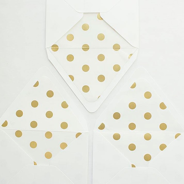 Polka Dot Envelopes - Etsy