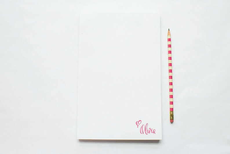 Personalized Notepad - 50 Sheets | Personalized Note Pad | Personalized ...