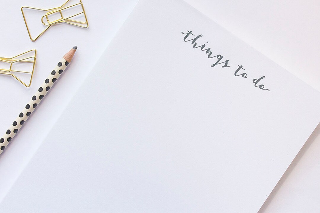 To Do Notepad - 50 Sheets | to Do List Notepad | Bridesmaid Gift ...