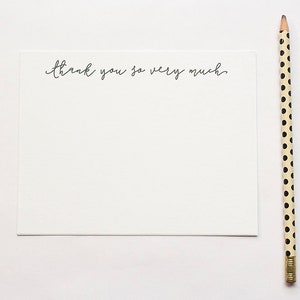 Thank You Notes | Thank You Note Set | Social Stationery | Bridal ...