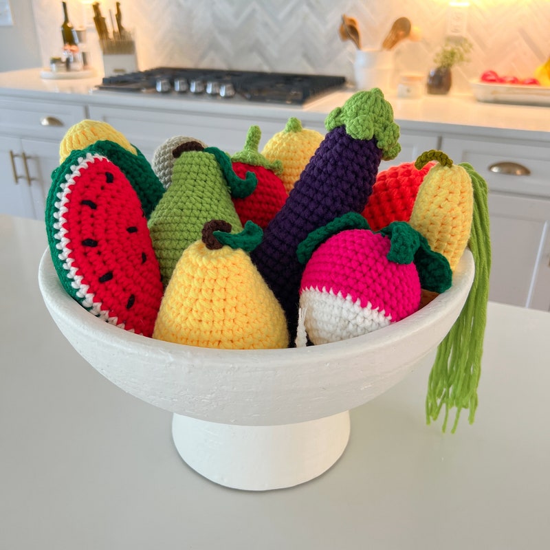 Crochet Fruits - Etsy