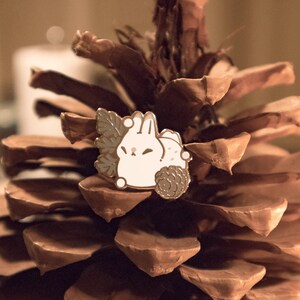 Snow Bunny Pin - Etsy