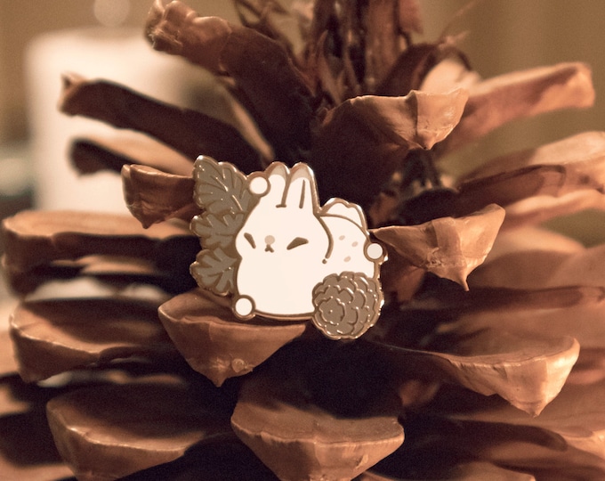Snow Bunny Pin - Etsy