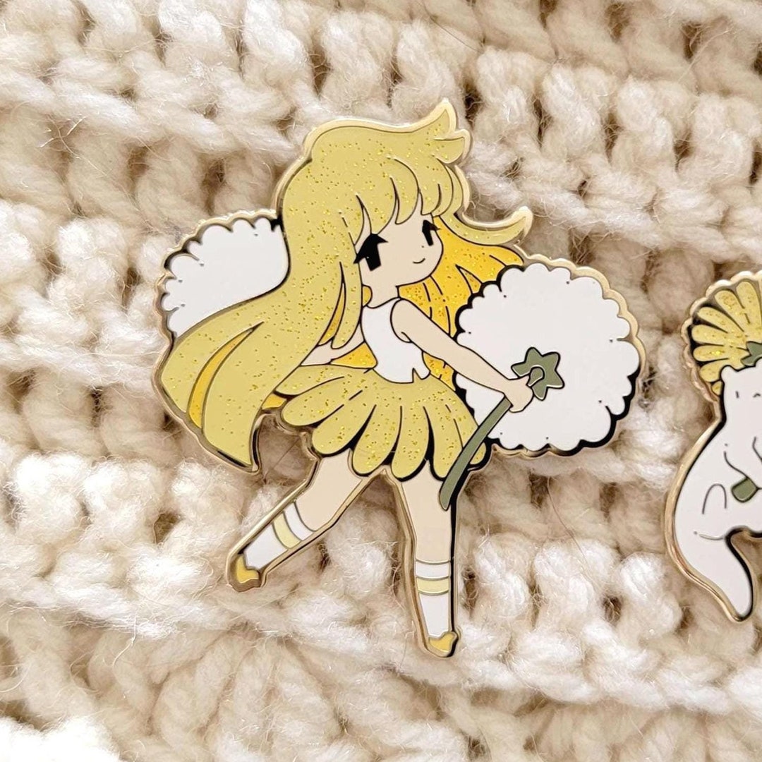 Dandelion Dancer / Cheerleader Pin - May 2022 | Pin Vault Limited Edition - Etsy