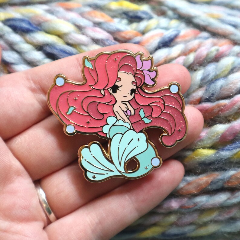 Sea Princess Pin - Etsy